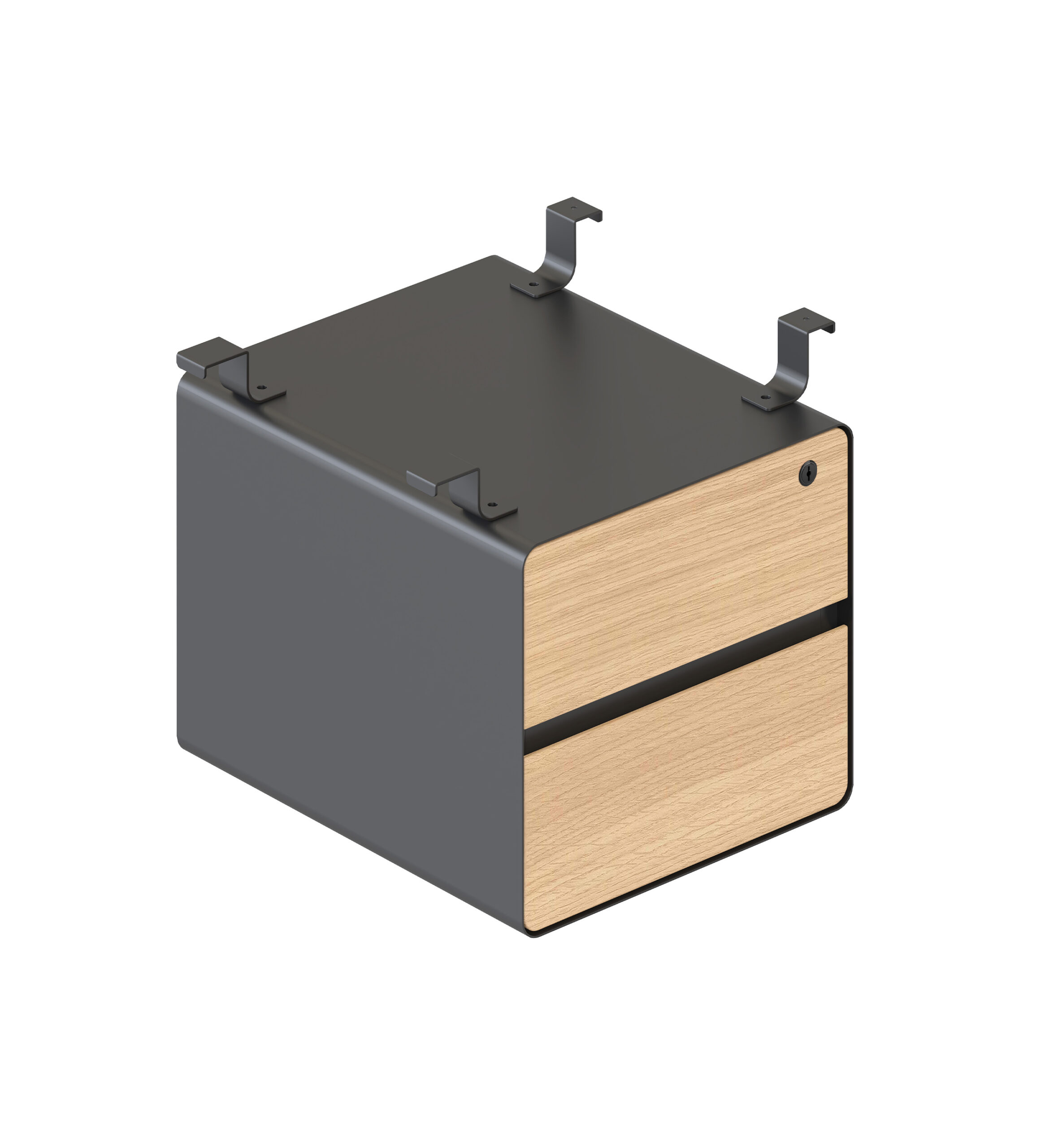 Deluxe Infinity 2 Drawer Hanging Pedestal | Rapidline