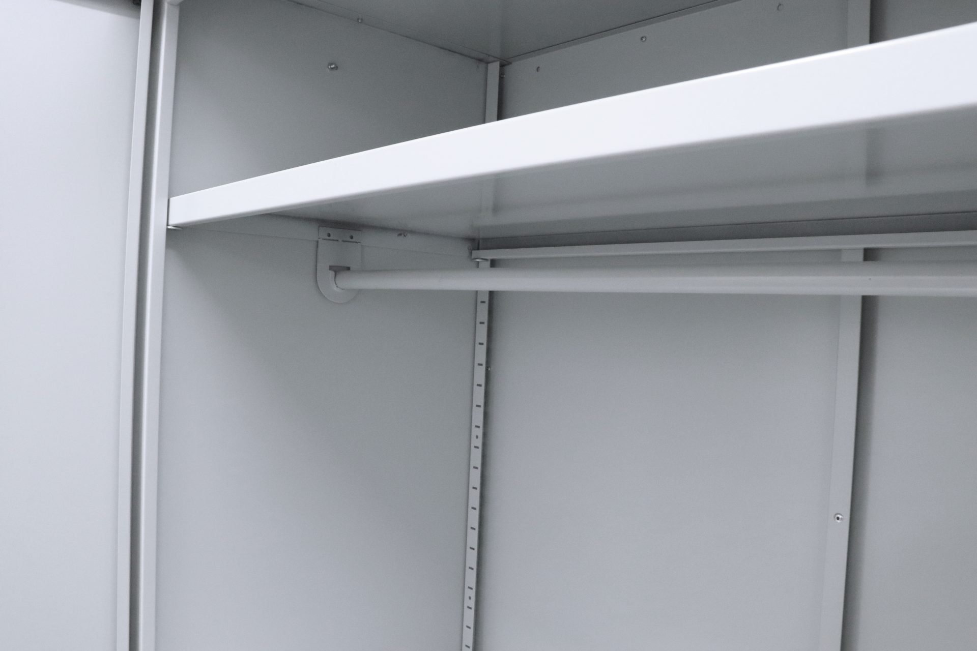 Top Shelf with Rail for GO Steel Cupboard | Rapidline